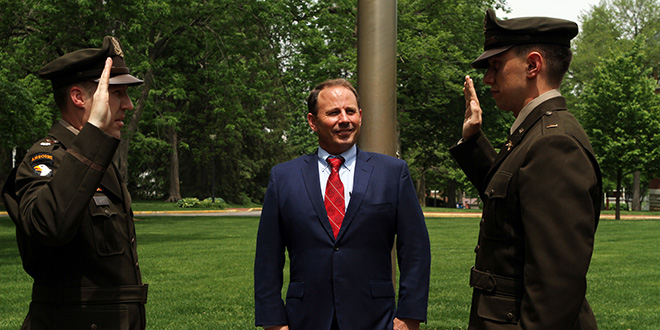 Gross ’23 Completes ROTC Training; Receives Commission | Wabash College